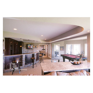 Basement Great Room - Traditional - Basement - Minneapolis - by FBC ...
