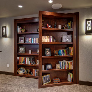 Basement Bookcase Idea - Photos & Ideas | Houzz