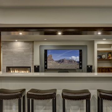 Basement Tv Wall Ideas - Photos & Ideas | Houzz