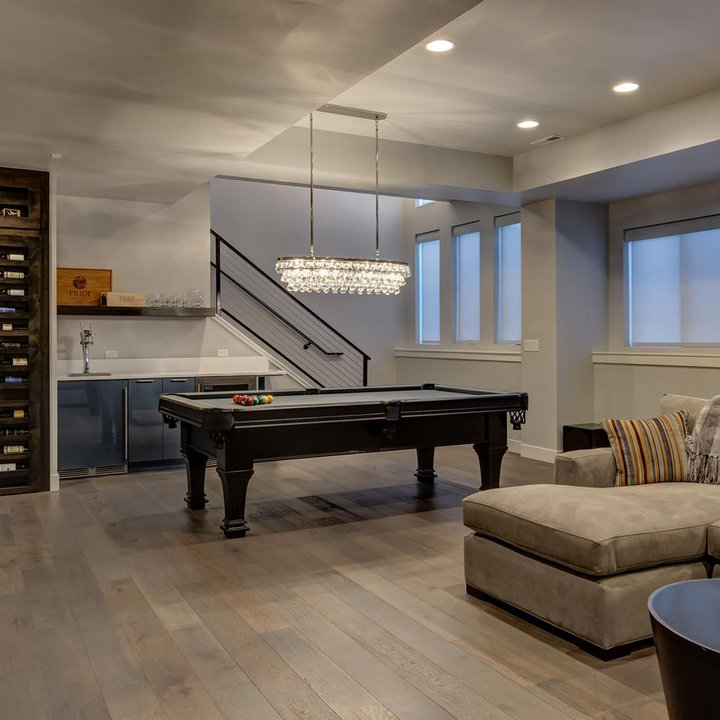 Basement Pool Table - Photos & Ideas | Houzz