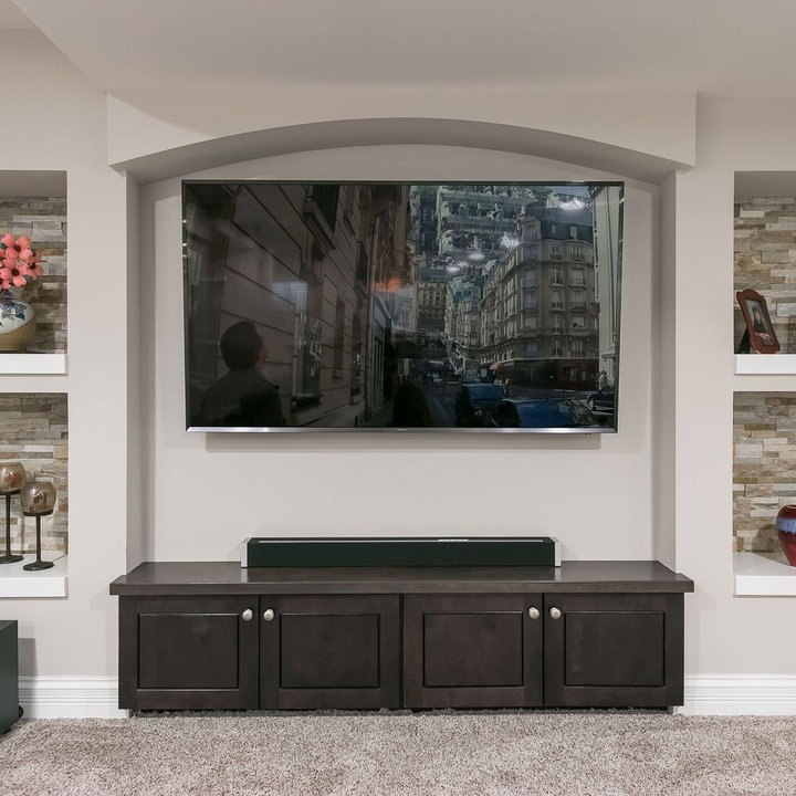 Basement Tv Wall - Photos & Ideas | Houzz