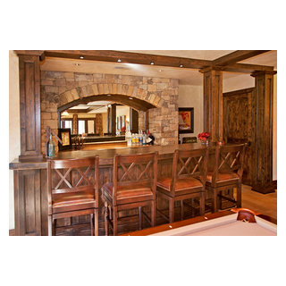 Basement Lodge - Rustic - Basement - Nashville - by Carpenter ...
