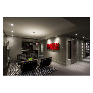 Basement Lounge and Bar - Contemporary - Basement - Ottawa - by Just ...