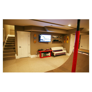 Basement Skatepark - Craftsman - Basement - Charlotte | Houzz