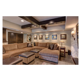 Basement Sofa Seating - Transitional - Basement - Denver - by FBC ...