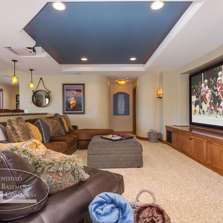 Basement Tv Wall - Photos & Ideas | Houzz