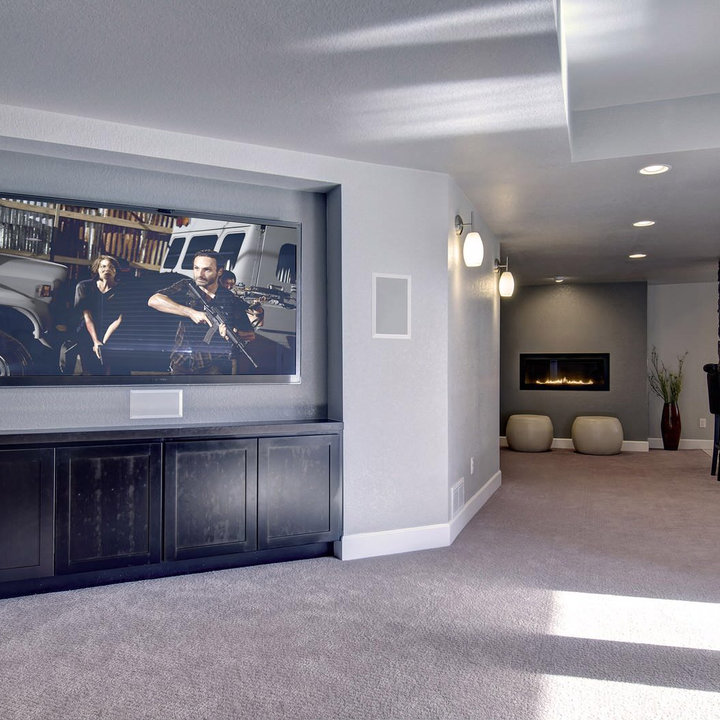 Basement Tv Wall - Photos & Ideas | Houzz