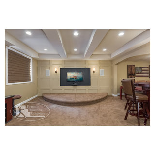 Basement Video Game Area - Traditional - Basement - Minneapolis - by ...