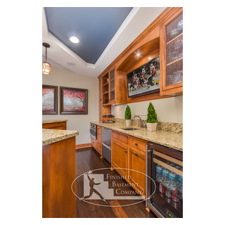 Basement Walk-behind Bar - Traditional - Basement - Minneapolis - by ...