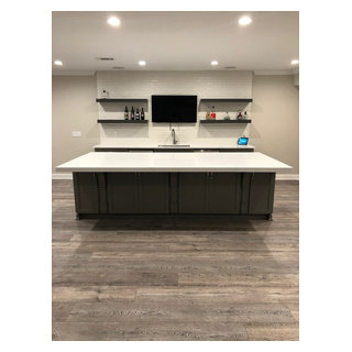 Beautiful Basement Project in Milton - Basement - Atlanta - by BCM ...