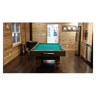 Billiard Rooms - Rustic - Basement - Charlotte - by Classic Home ...