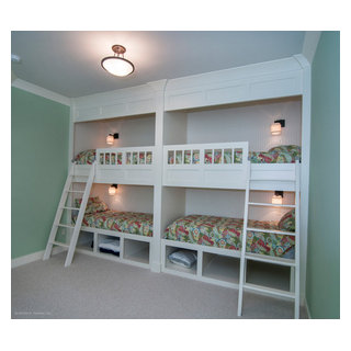 Bunk Beds: The Gilchrist Plan #734-D - Craftsman - Basement - Nashville ...