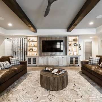 75 Farmhouse Basement Ideas You'll Love - March, 2022 | Houzz