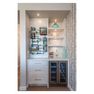 Coffee / Beverage Stations - Contemporary - Basement - Calgary - by ...