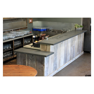 Concrete Bar top - Craftsman - Basement - San Francisco - by Concrete ...