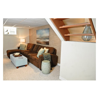 Cosy Coastal Basement - Modern - Basement - Toronto - by User | Houzz