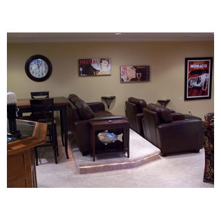 Cozy, Classy Basement - Traditional - Basement - DC Metro - by Details ...