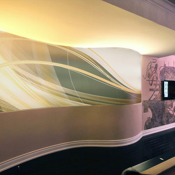 Curved Wall Mural - Photos & Ideas | Houzz