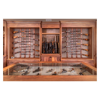 Custom Walnut Gun Room - Transitional - Basement - Charlotte - by ...
