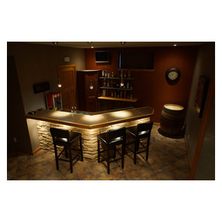 Discovery Basement - Craftsman - Basement - Calgary - by Timbercraft ...