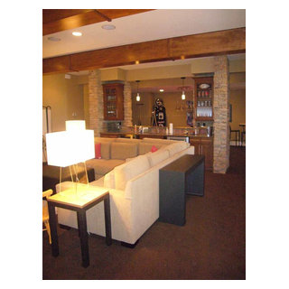 Eagle Ranch Contemporary - Contemporary - Basement - Denver - by Robert Smith Construction, Inc ...