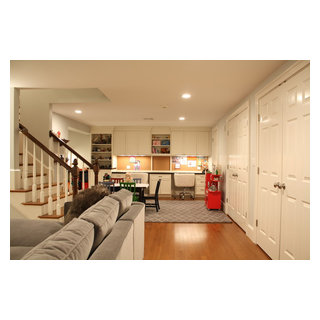 Edgewater Drive Basement - Transitional - Basement - Boston - by ...