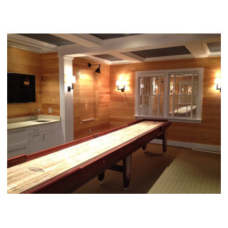 Eel Point - Beach Style - Basement - Providence - by Fine Custom ...