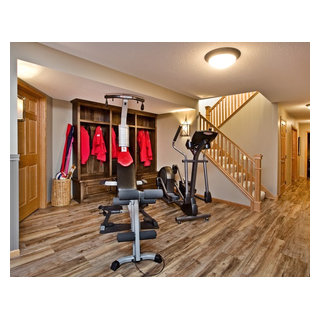 Exercise nook - Traditional - Basement - Minneapolis - by Tomco Company ...