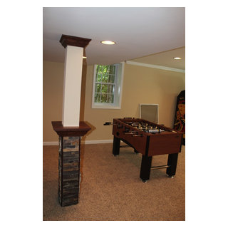 Finished Basements: Blue Moon Construction - Traditional - Basement ...