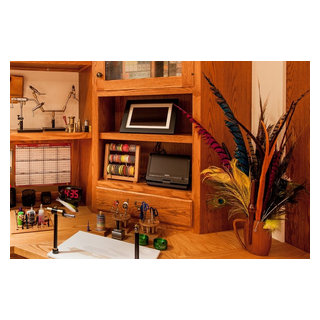 Fly Tying Room - Traditional - Basement - Tampa - by TRK Design Company ...