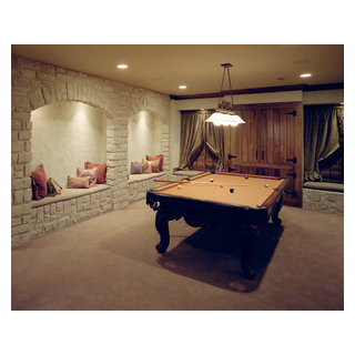 French Country Manor - Traditional - Basement - Columbus - by ...