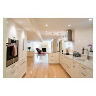 Hi Tech Basement Remodel - Transitional - Kitchen - Boston - by GMT ...