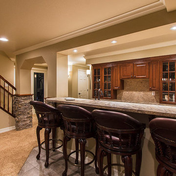 75 Underground Basement with a Bar Ideas You'll Love - March, 2024 | Houzz