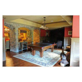 Hunting Lodge Basement - Rustic - Basement - Atlanta - by Ashley Taylor ...