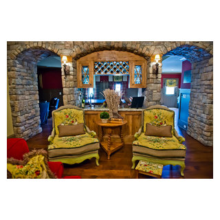 Hunting Lodge Basement - Rustic - Basement - Atlanta - by Ashley Taylor ...