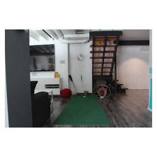 Indoor Putting Green - Modern - Basement - St Louis | Houzz