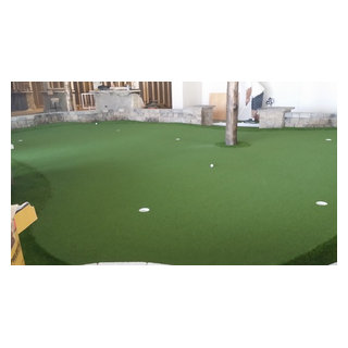 Indoor Putting Greens - Contemporary - Basement - Denver - by ...