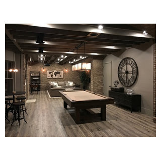 Industrial Basement - Industrial - Basement - Atlanta - by Platinum ...