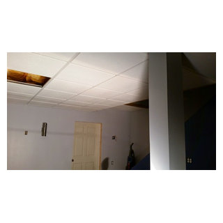 Install Drop Ceiling - Modern - Basement - Philadelphia - by AH ...