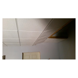 Install Drop Ceiling - Modern - Basement - Philadelphia - by AH ...
