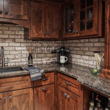 75 Brick Wall Basement Ideas You'll Love - November, 2022 | Houzz