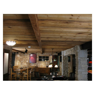 Irish Pub Man Cave - Traditional - Basement - Chicago - by Reclaimed ...