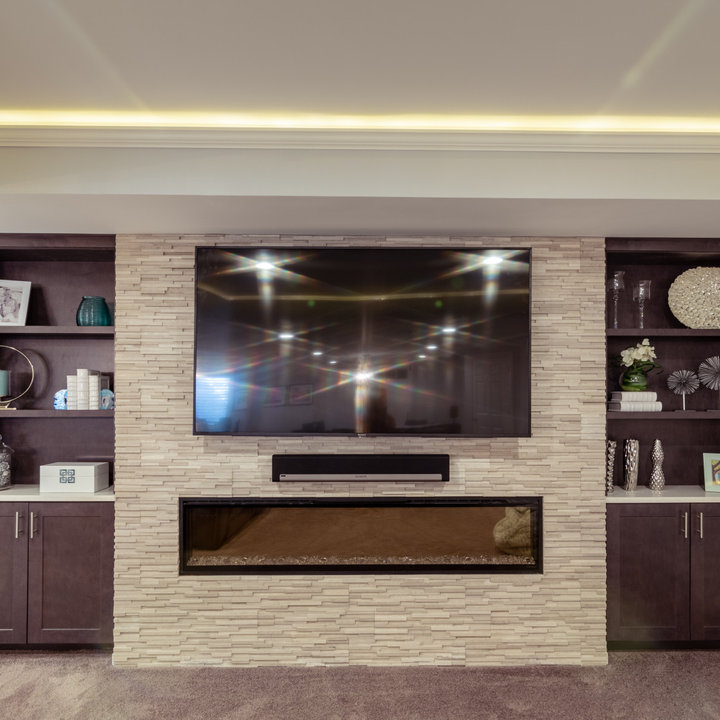 Basement Tv Wall - Photos & Ideas | Houzz
