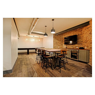 Loft-Style Basement—Frankfort, IL - Rustic - Basement - Chicago - by ...