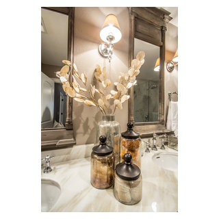 Lone Tree Basement - Rustic - Basement - Denver - by Aspen Builders | Houzz