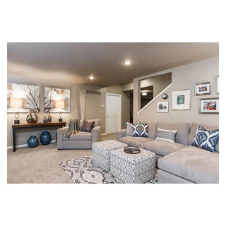 Lower Level - Transitional - Living Room - Kansas City - by Interior ...