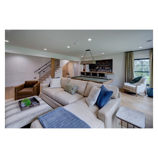 Mableton Custom Home - Basement - Atlanta - by Hall Design Build | Houzz
