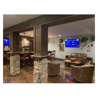 Man Cave Epoxy Flooring - Basement - Chicago - by Elite Crete Systems ...