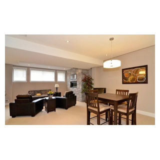 Mapleridge Model Home - Berkington Model - Contemporary - Basement ...