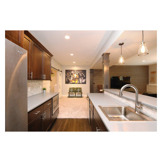 Maryland Sports Fan's Dream Basement - Traditional - Basement - Grand ...